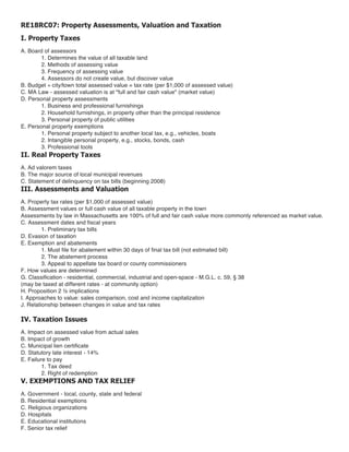 NAREB Property Assesment | PDF