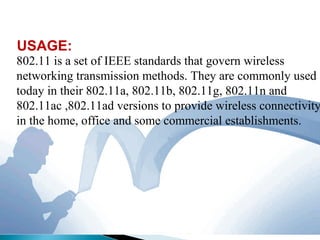 ieee protocols 802.11
