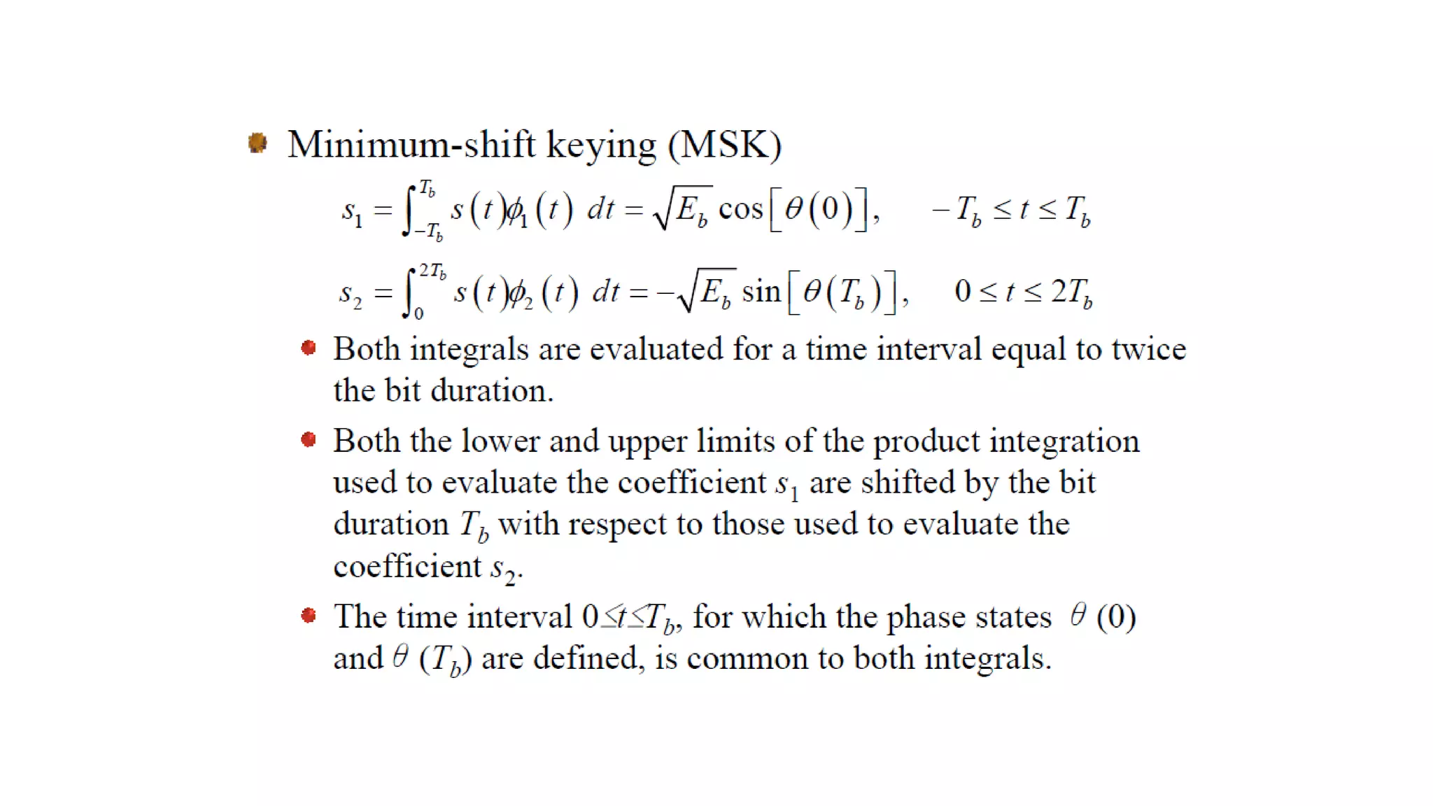 MINIMUM SHIFT KEYING(MSK) | PPTX