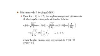 MINIMUM SHIFT KEYING(MSK) | PPTX