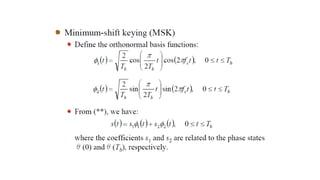 MINIMUM SHIFT KEYING(MSK) | PPTX