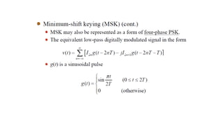MINIMUM SHIFT KEYING(MSK) | PPTX