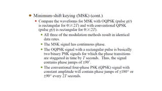 MINIMUM SHIFT KEYING(MSK) | PPTX