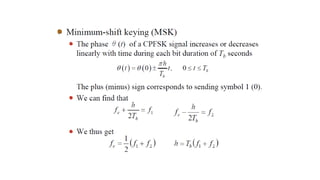 MINIMUM SHIFT KEYING(MSK) | PPTX