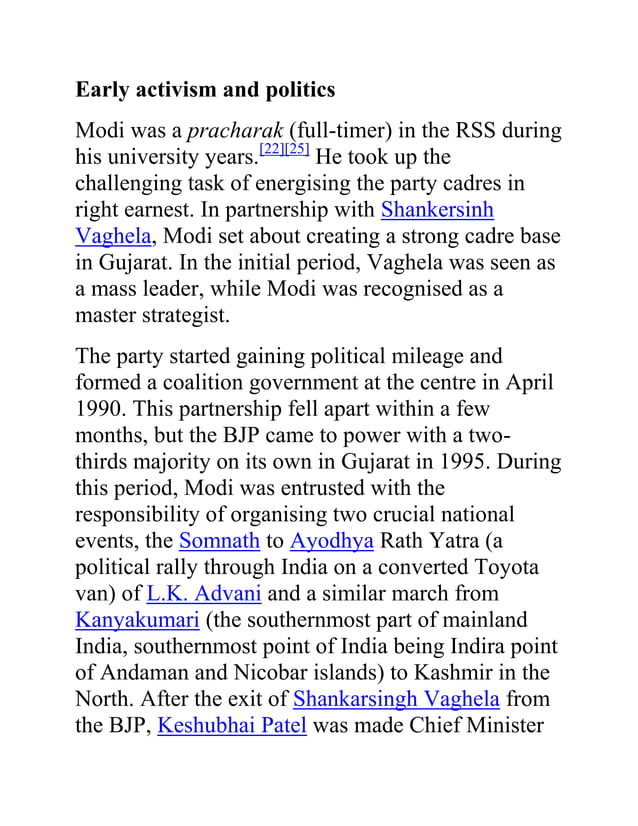 Narendra damodardas modi | PDF