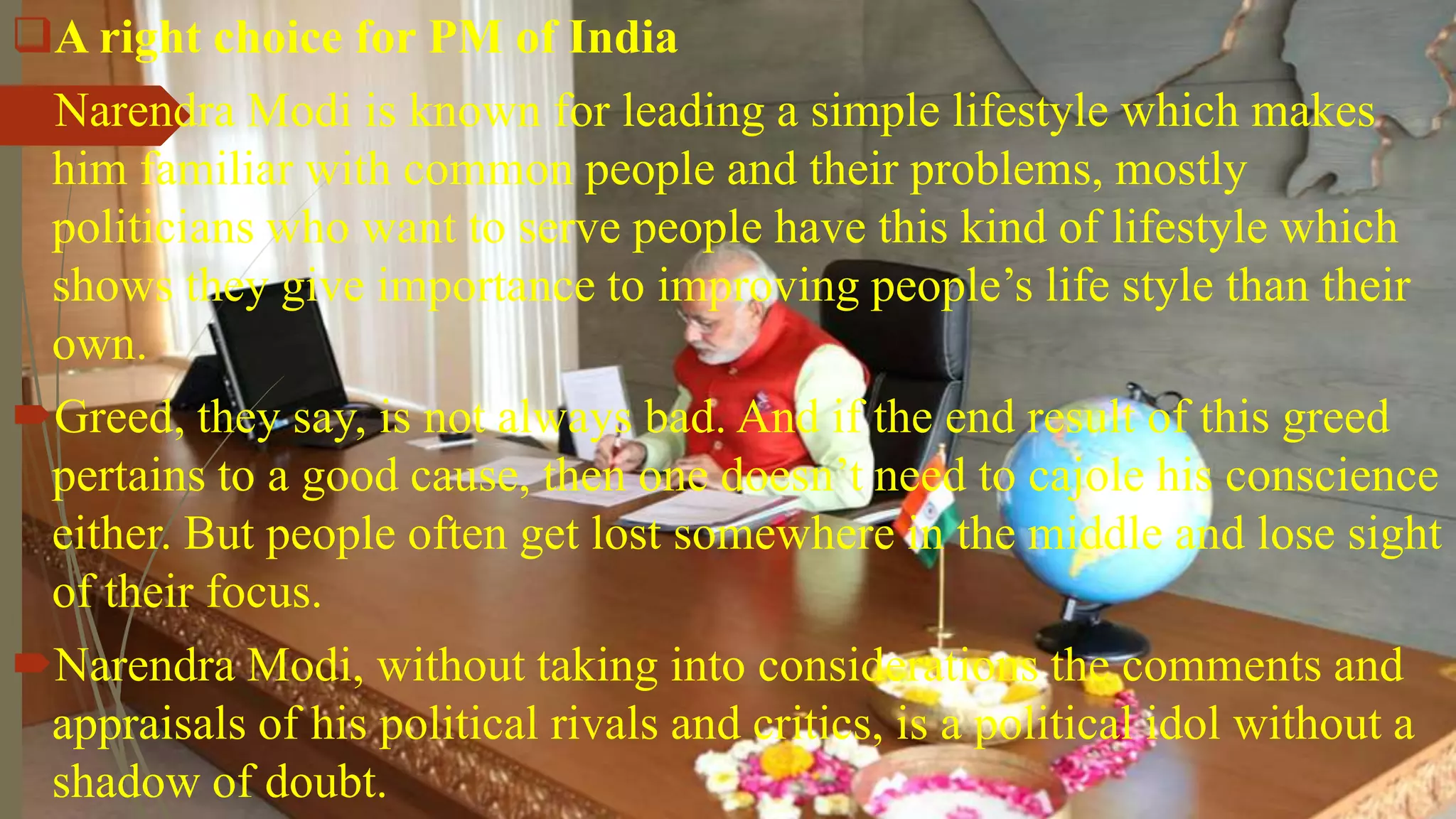 Narendra modi for PM | PPTX