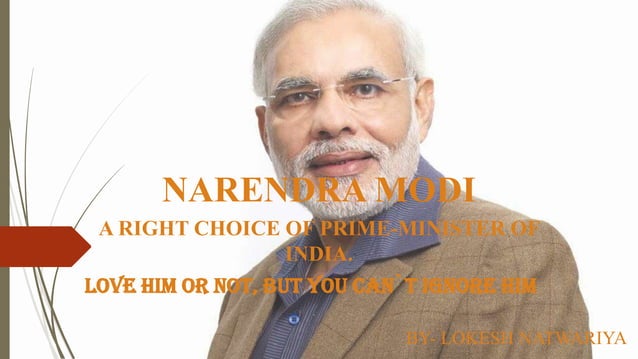 Narendra modi for PM | PPT