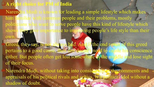 Narendra modi for PM | PPT