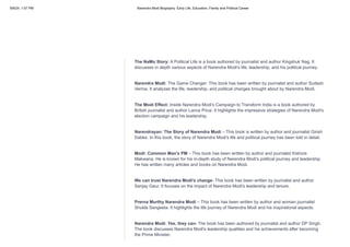 Narendra Modi Biography- Early Life, Education, Family and Political ...