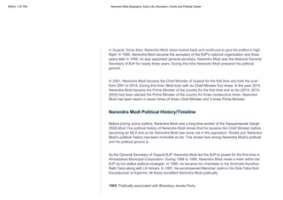 Narendra Modi Biography- Early Life, Education, Family and Political ...