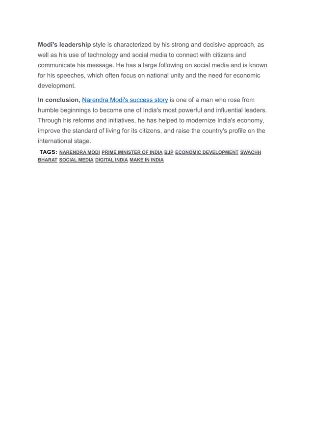 narendra modi pm of india.docx
