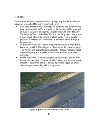 Narendra nagar flexible road pavement training report | PDF