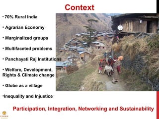 Multipronged approach through Community Based Organisations (CBOs ...