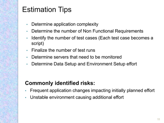 Narendra Ponnuswamy Performance Testing Effort Estimation Or