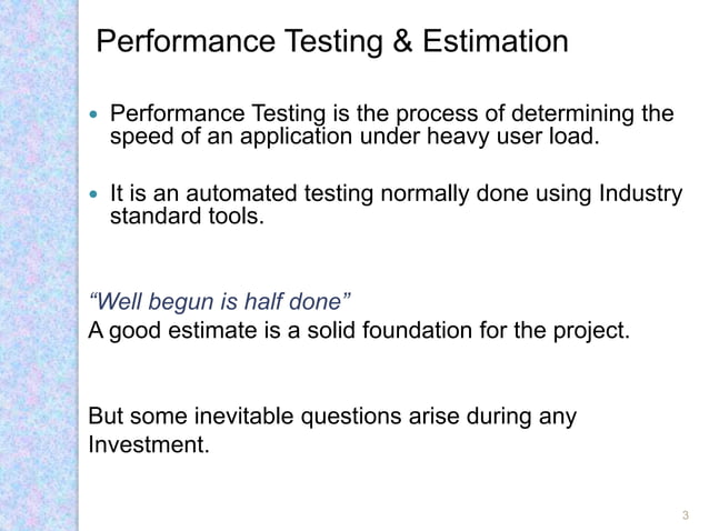 Narendra Ponnuswamy Performance Testing Effort Estimation Or
