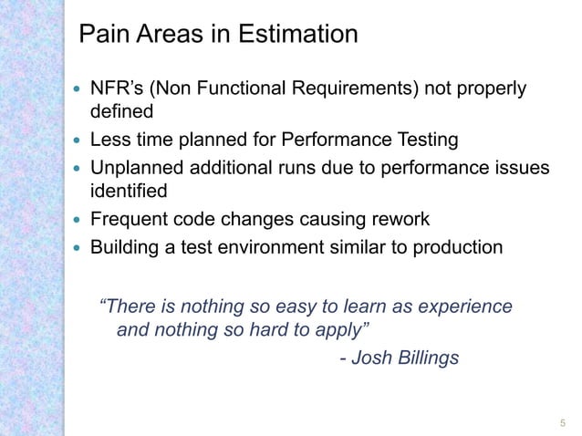 Narendra Ponnuswamy Performance Testing Effort Estimation Or