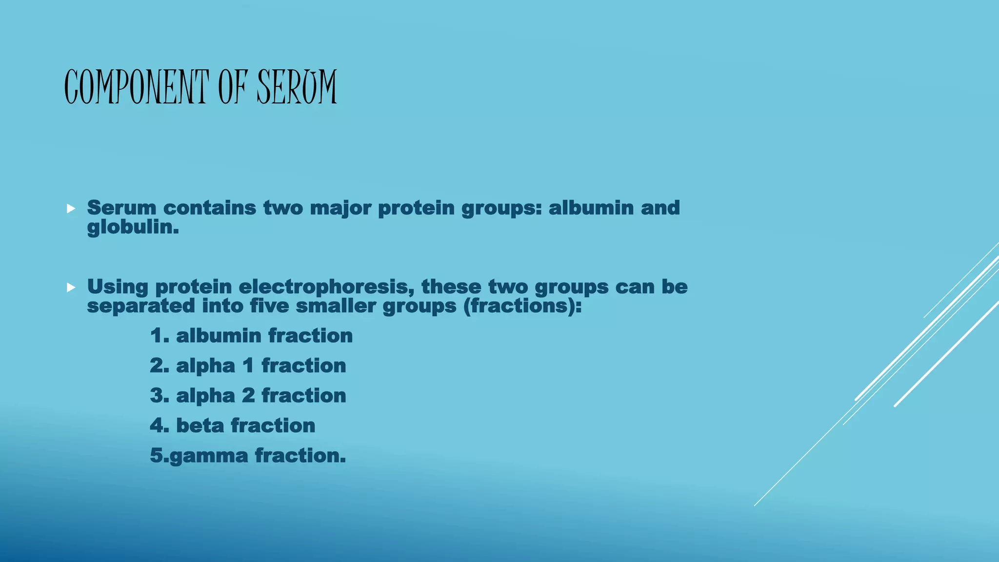 SERUM ELECTROPHORESIS | PPTX
