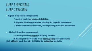 SERUM ELECTROPHORESIS | PPTX