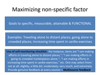 Recent advances in exposure therapy Inhibitory learning concepts and ...
