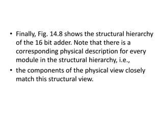 Design Hierarchy, Concepts of Regularity, Modularity and Locality | PPTX