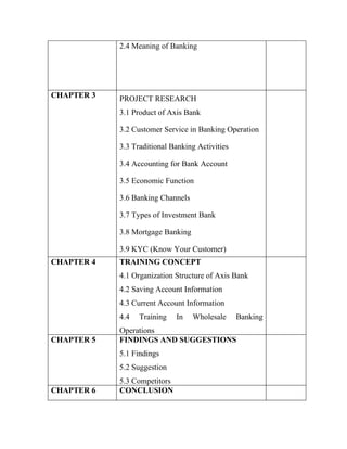 Naresh Axis Bank Project | DOC