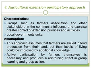 Approaches in Extenstion | PPTX