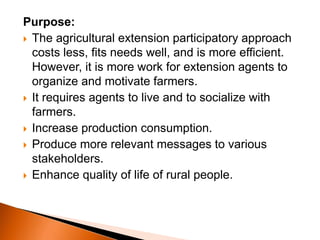 Approaches in Extenstion | PPTX