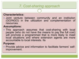 Approaches in Extenstion | PPTX