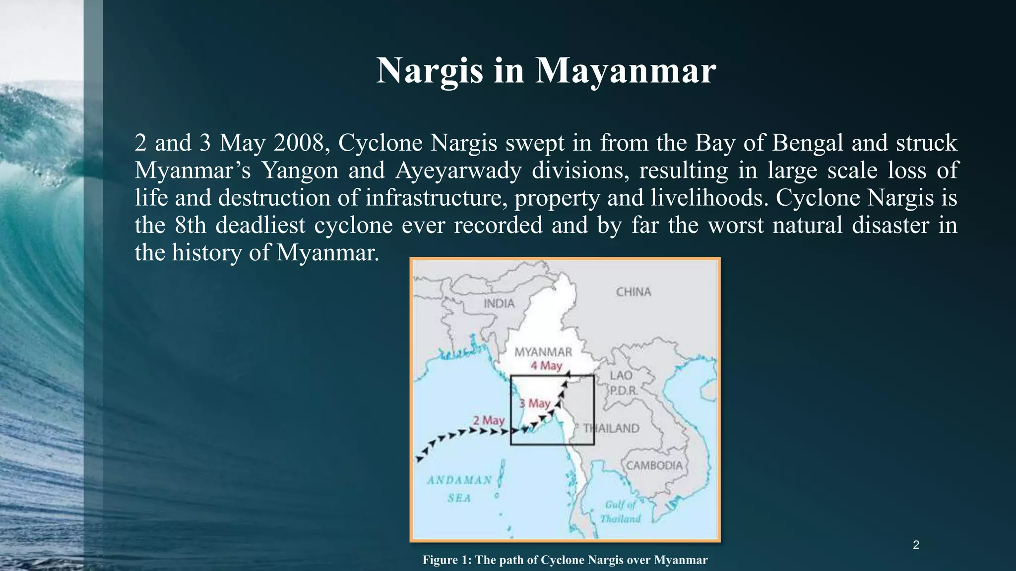 A Presentation On Cyclone Nargis in Myanmar, 2008 (Emergency responses ...