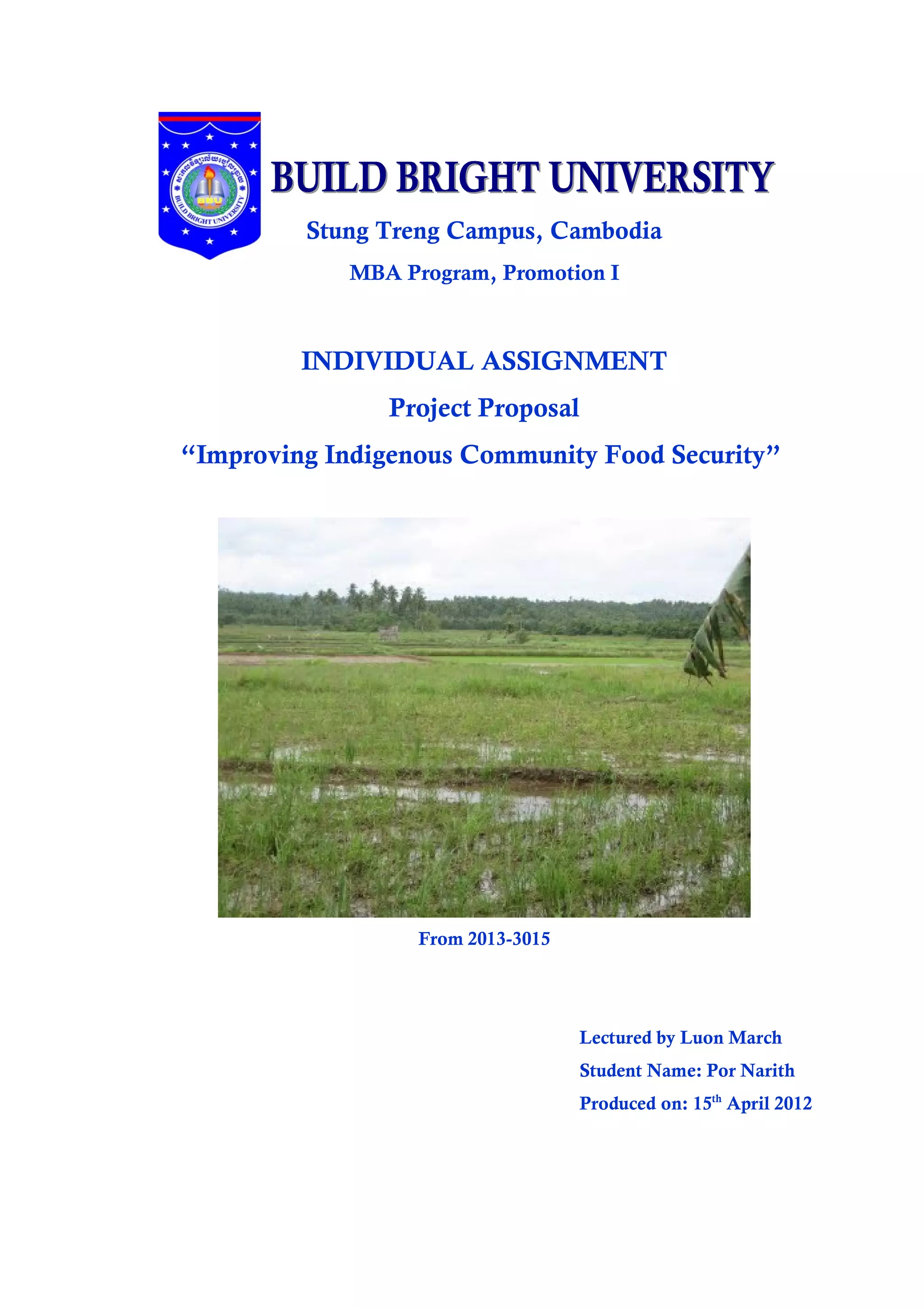 Narith individual assignment on agriculture production | DOC