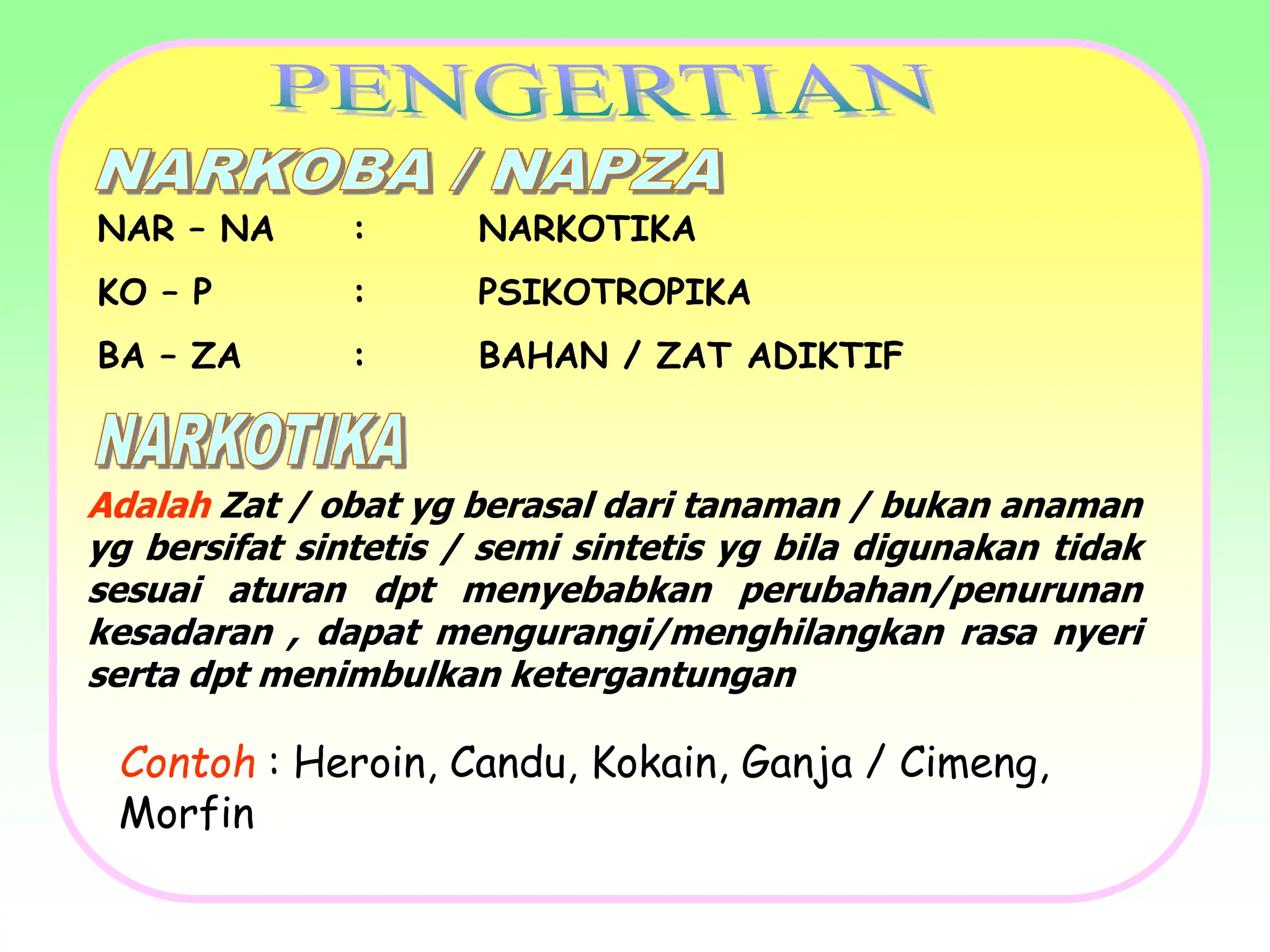 Kenakalan Remaja (Penggunaan Narkoba).ppt