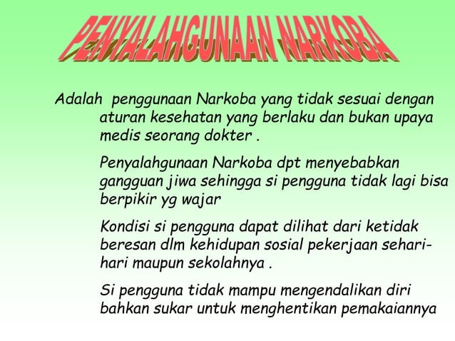 Kenakalan Remaja (Penggunaan Narkoba).ppt