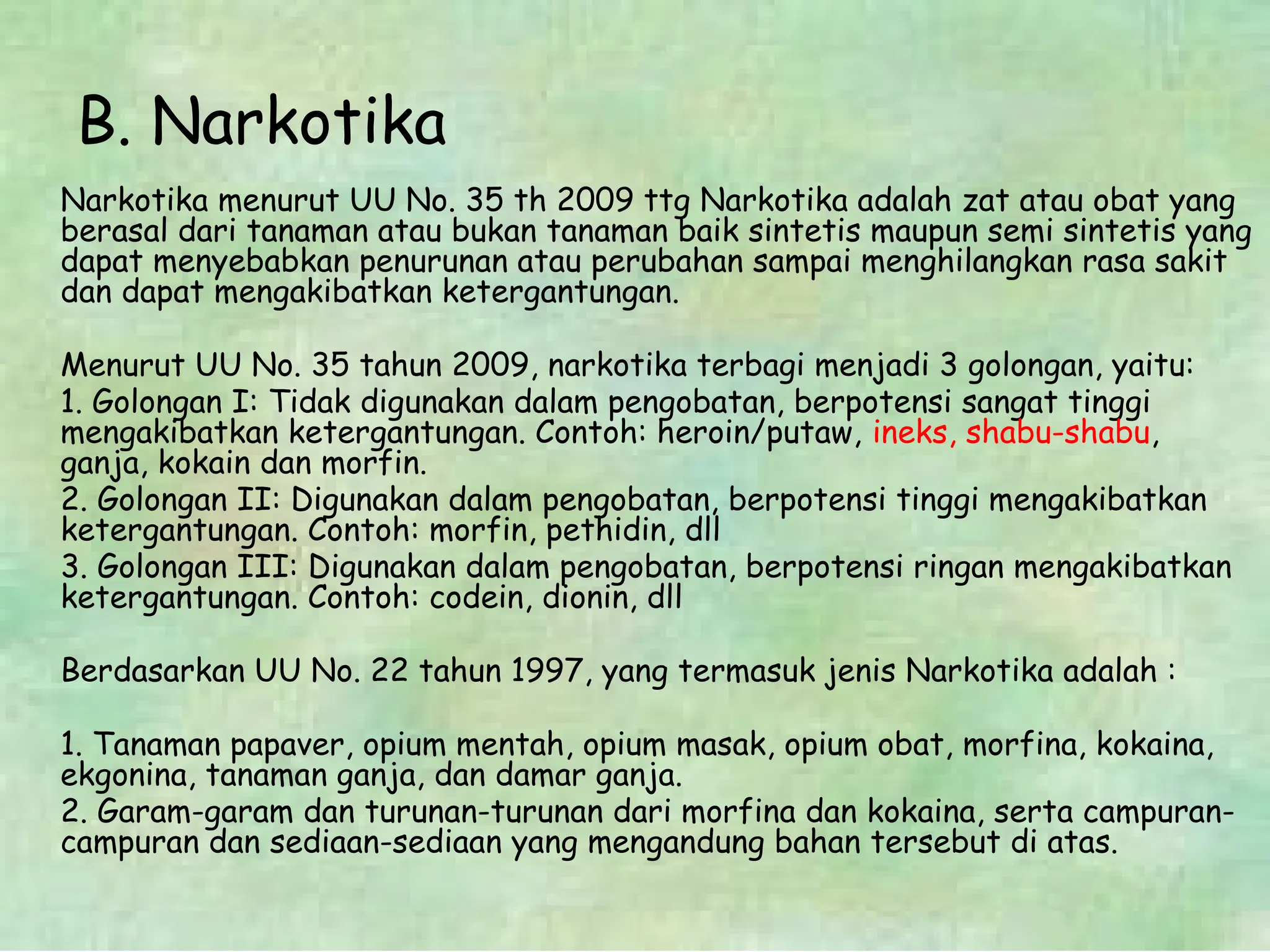 PENGERTIAN, JENIS DAN BAYAHA NARKOBA.pptx