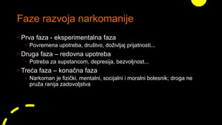 Narkomanija | PPTX