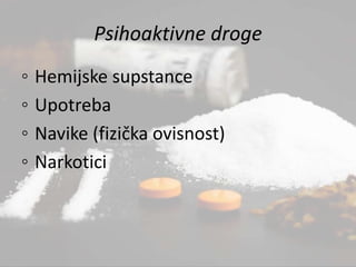 Narkomanija | PPTX
