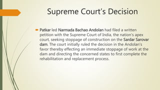 Narmada Bachao Andolan Case Study