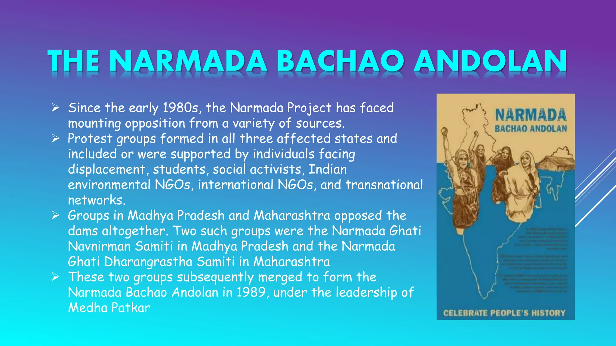 Narmada bachao andolan | PPTX