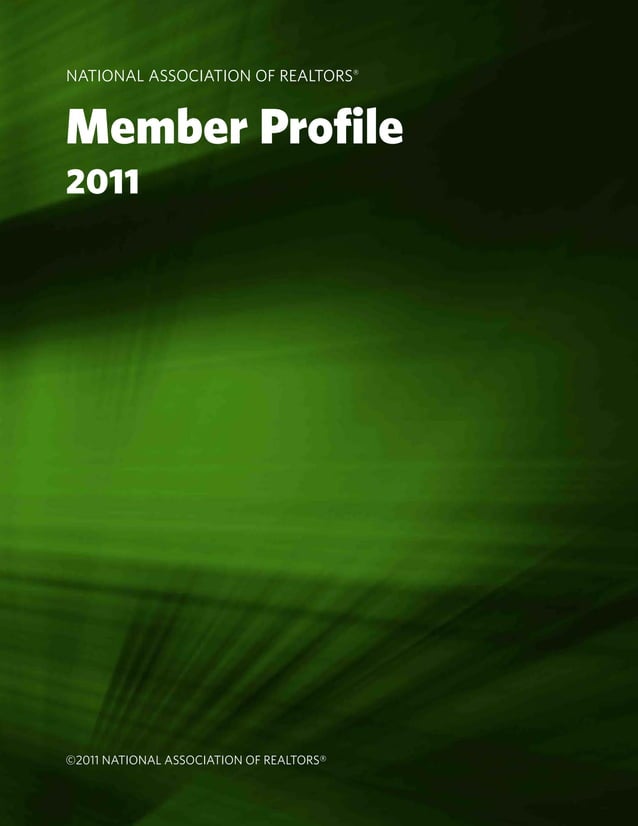 Nar member profile 2011