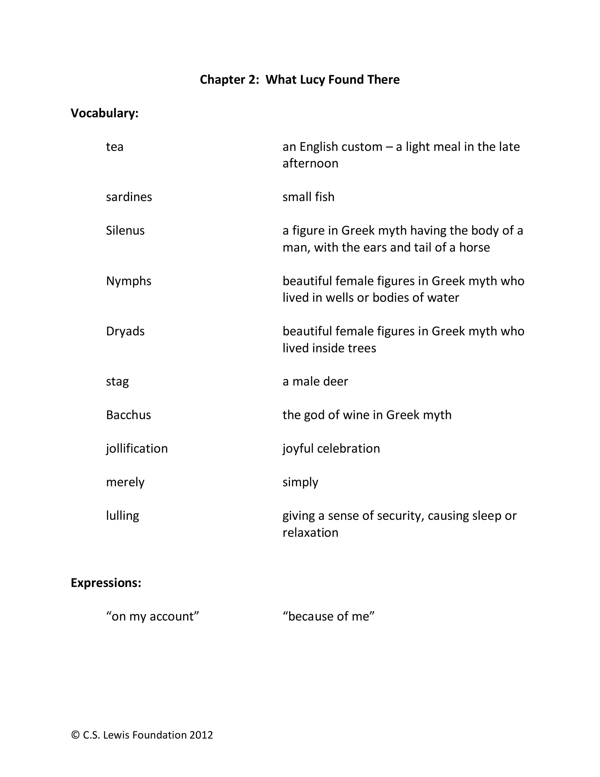 Narnia 1 Teachers Guide abcdefghijklmnop | PDF