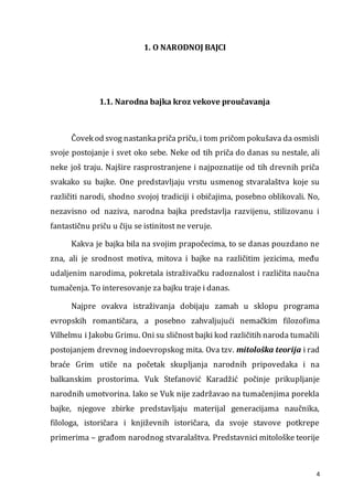 Narodna bajka | DOCX