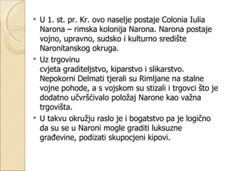 Narona vid 2003 | PPT