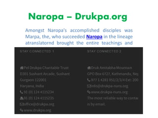 Naropa – drukpa | PPT
