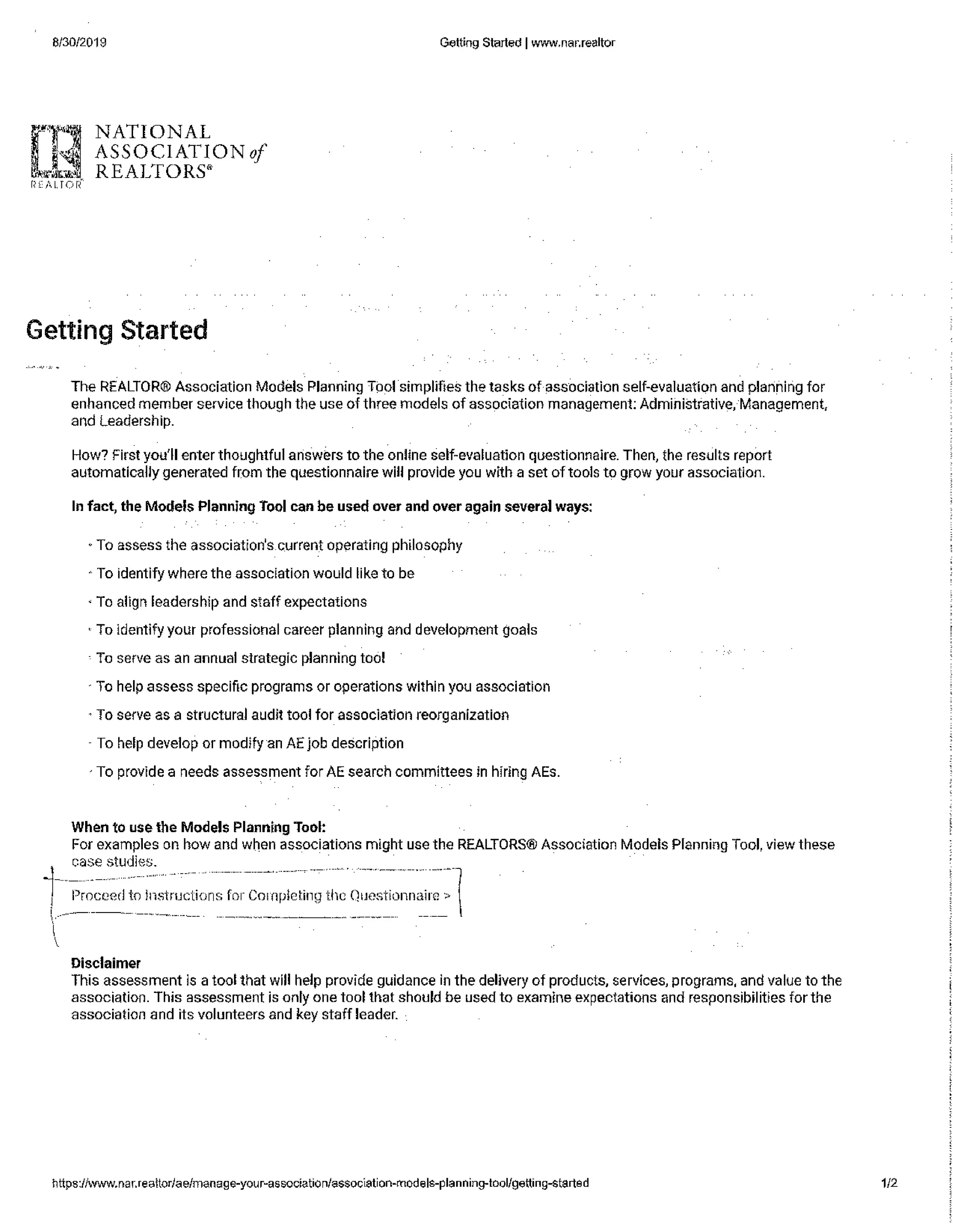 Nar organizational alignment core standards certification | PDF