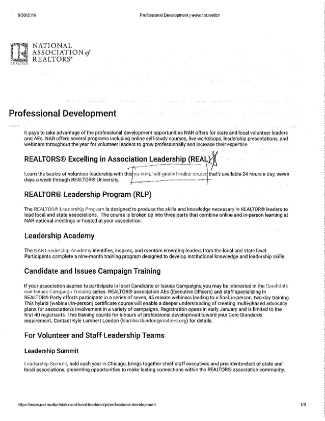 Nar organizational alignment core standards certification | PDF