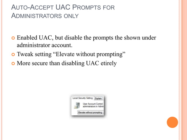 4 Ways to Make UAC Less Annoying on Windows 7 / Vista | PPT