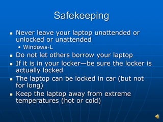 Narrated Laptop Program Policy Highlights | PPT