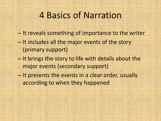 Narration | PPTX