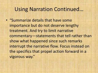 Narration | PPTX