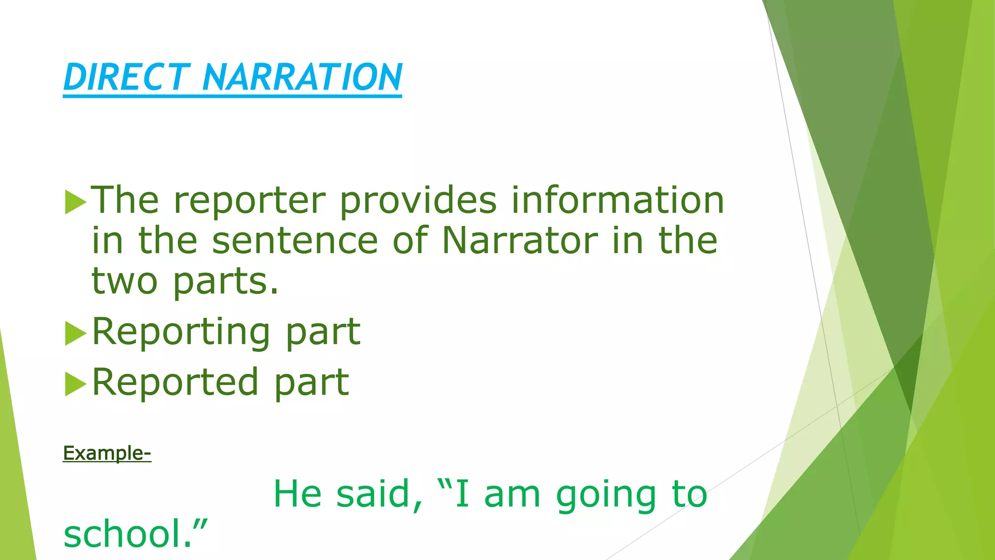 Narration | PPTX