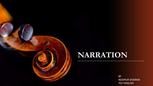 Narration/ Reported Speech | PPTX